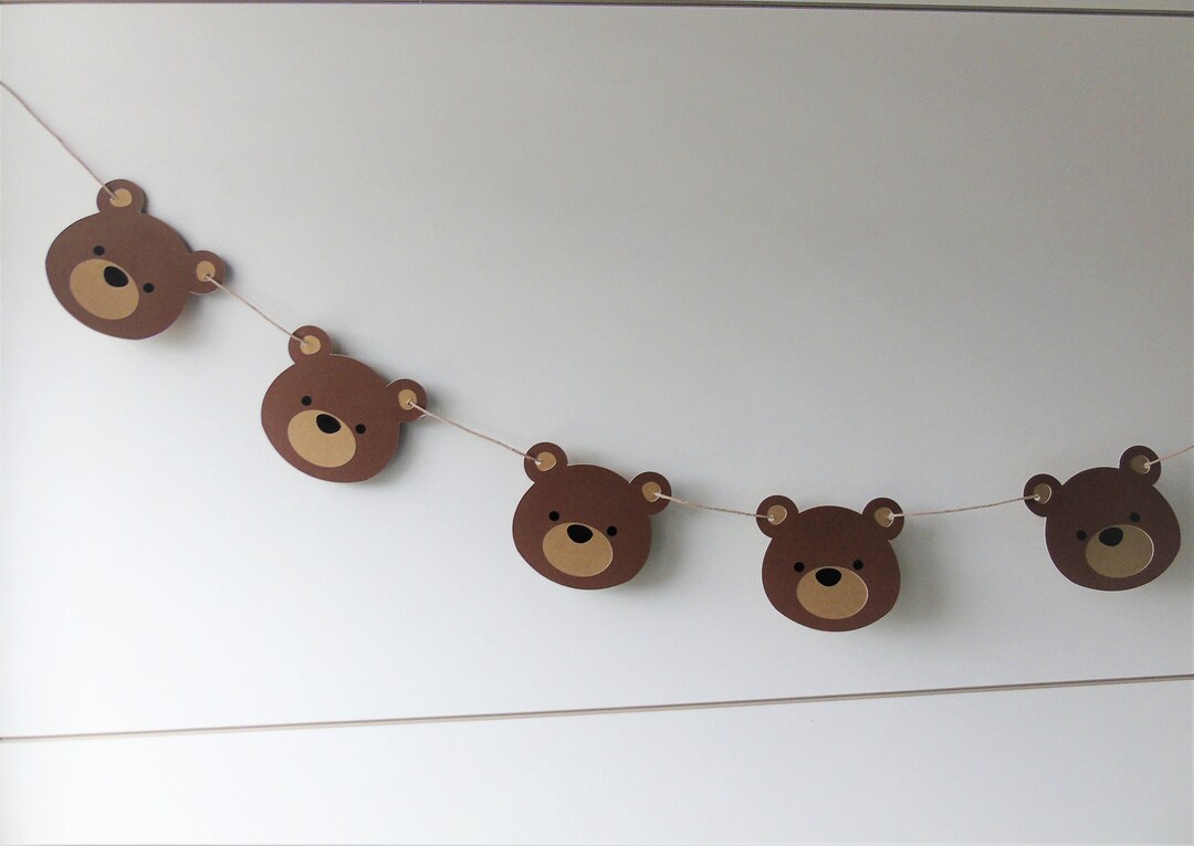 Teddy Bear Baby Shower, We Can Bearly Wait, Bears Garland, Bear Party ...