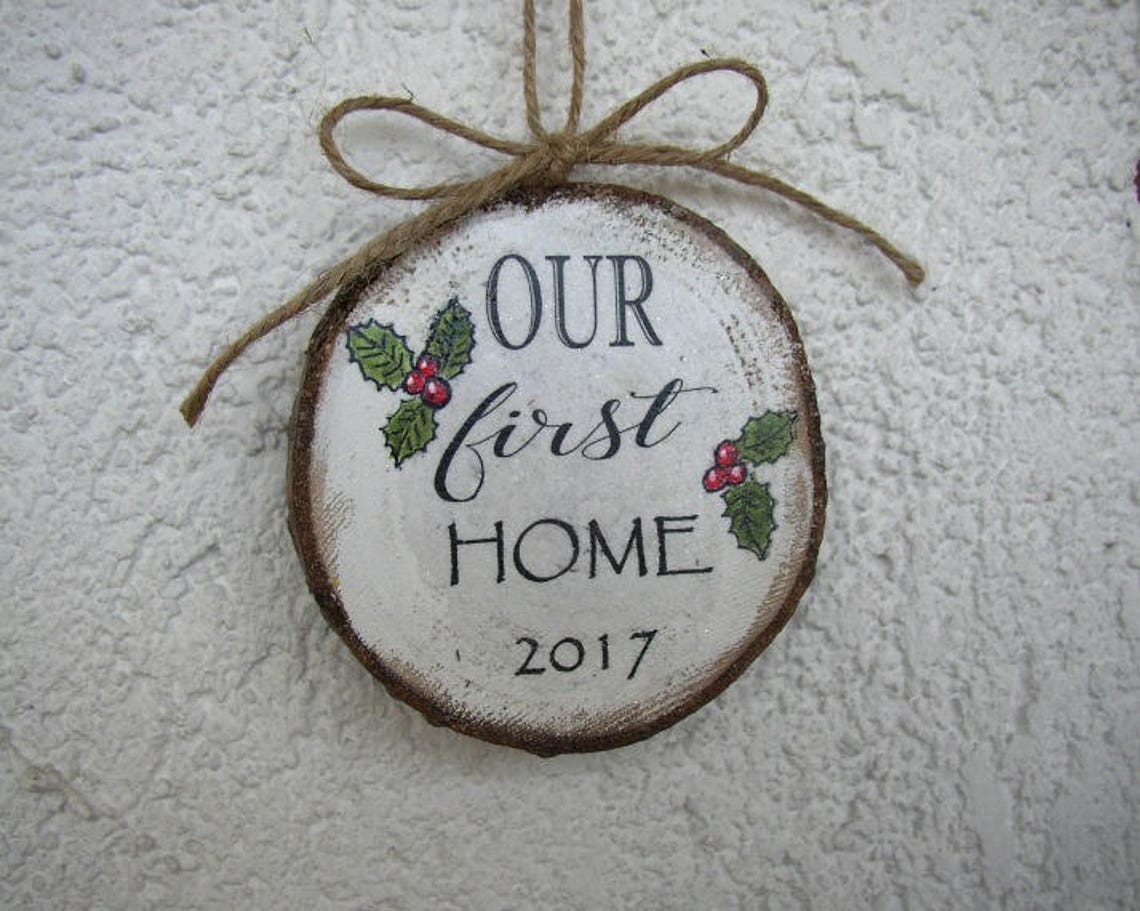 Our First Home Ornament New House Gift Housewarming Gift | Etsy