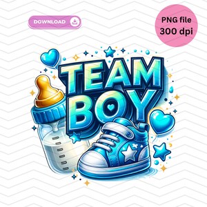 Team Boy Sublimation PNG Digital Download Baby Boy Shirt Sublimation ...