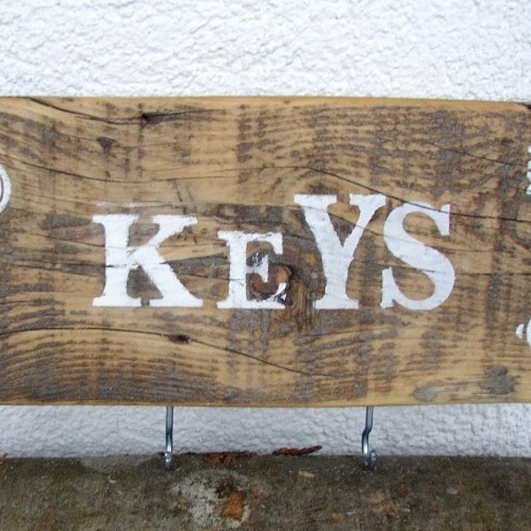 Pallet Key Holder - Etsy