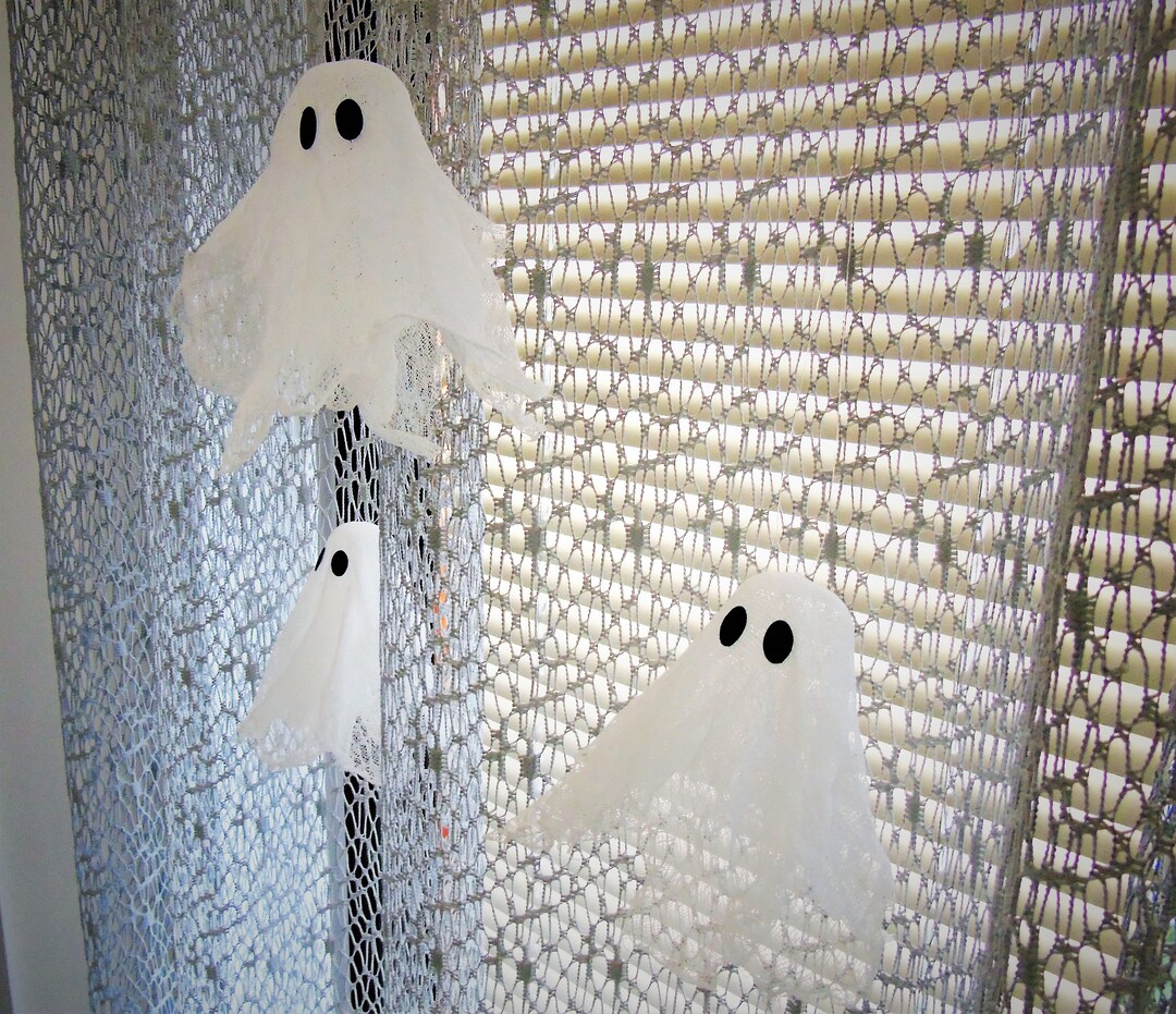 Hanging Ghost, Halloween Decor, 3D Floating Ghost Ornament, Halloween ...