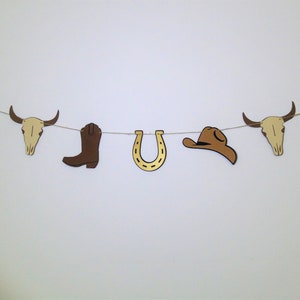 My First Rodeo Garland, Wild West Birthday Party, Cowboy Birthday ...