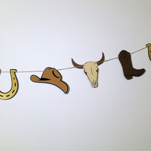 My First Rodeo Garland, Wild West Birthday Party, Cowboy Birthday ...