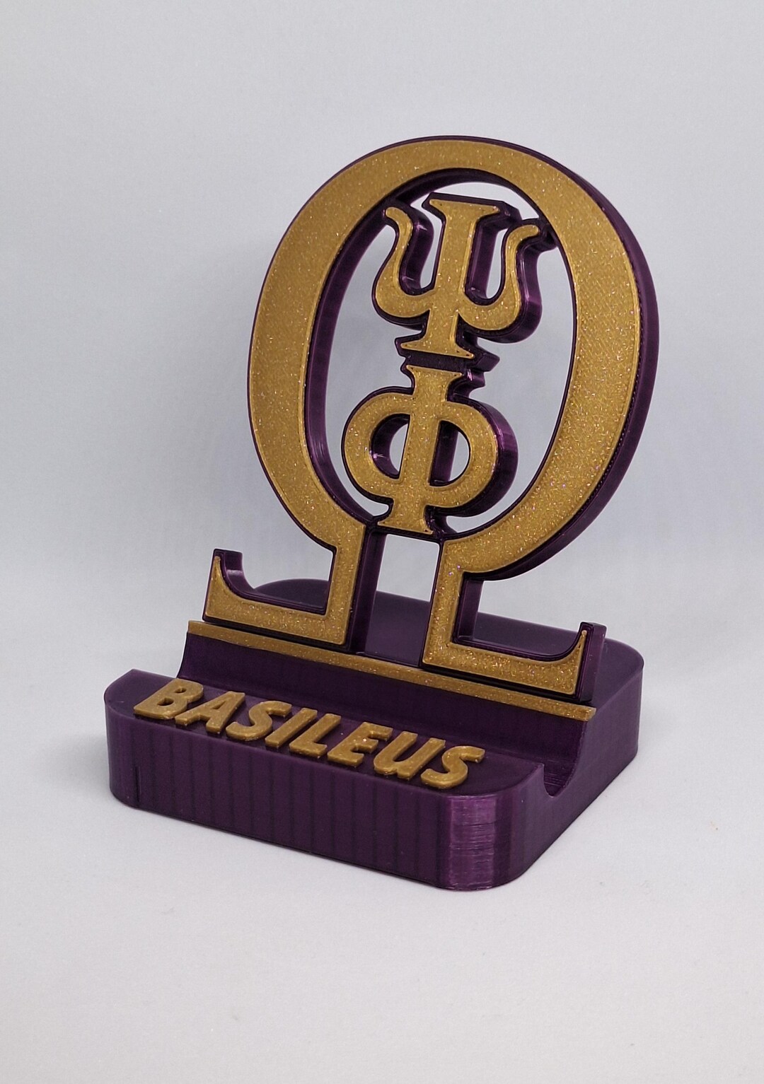 Massively OWT "basileus" Phone Holder - Omega Psi Phi, Probate Gift ...