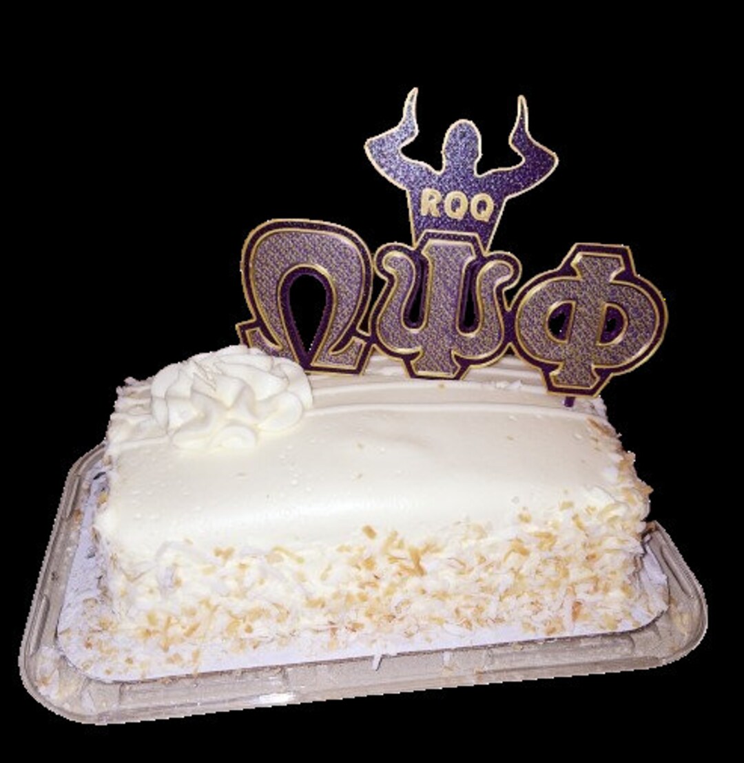 Massively OWT - "omega Psi Phi Hooks Up" Cake Topper - Probate Gift ...