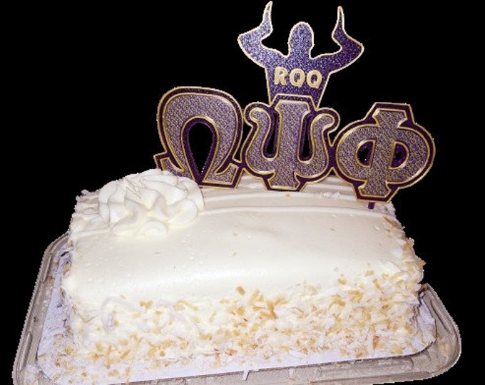 Omega Cupcake Toppers|fraternity Cupcake Toppers - Etsy