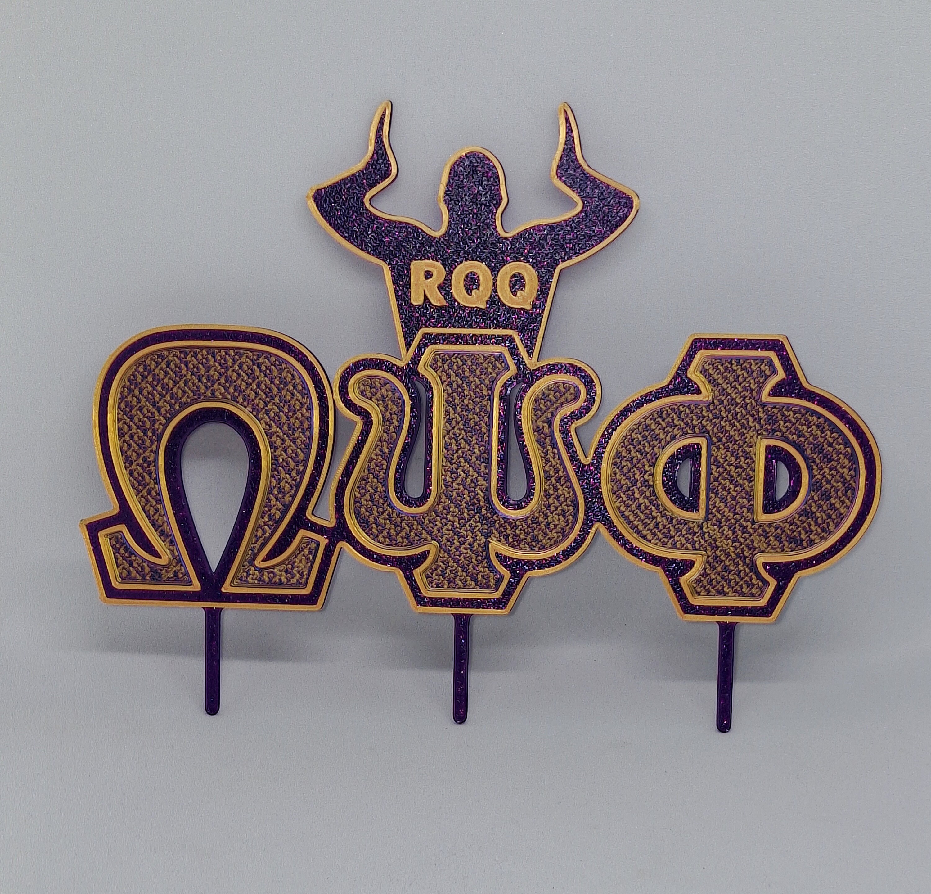 Massively OWT - "omega Psi Phi Hooks Up" Cake Topper - Probate Gift ...