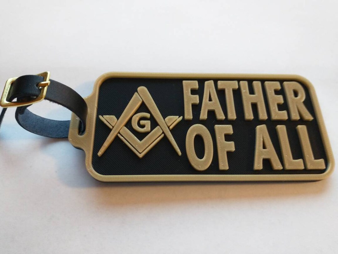 Masonic Luggage Tag - Father of All - Traveler, Square, PHA, Prince ...
