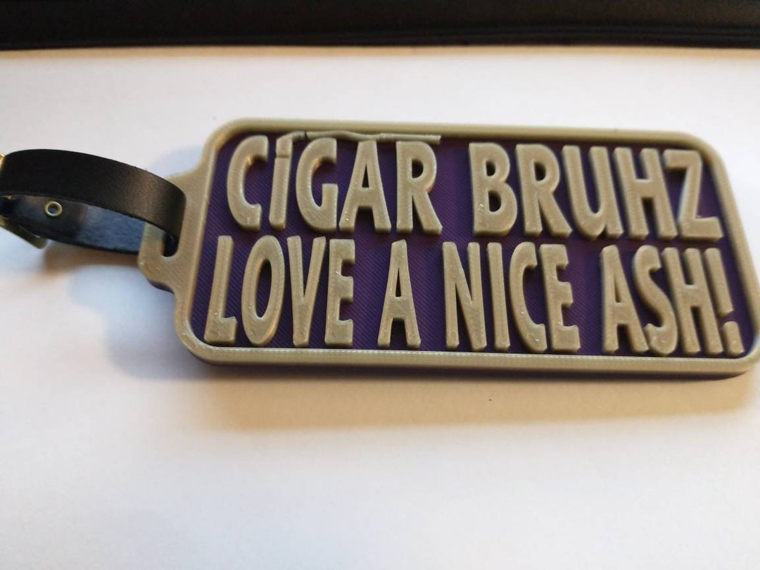 Omega Psi Phi Cigar Bruhz Luggage Tag Omega Psi Etsy