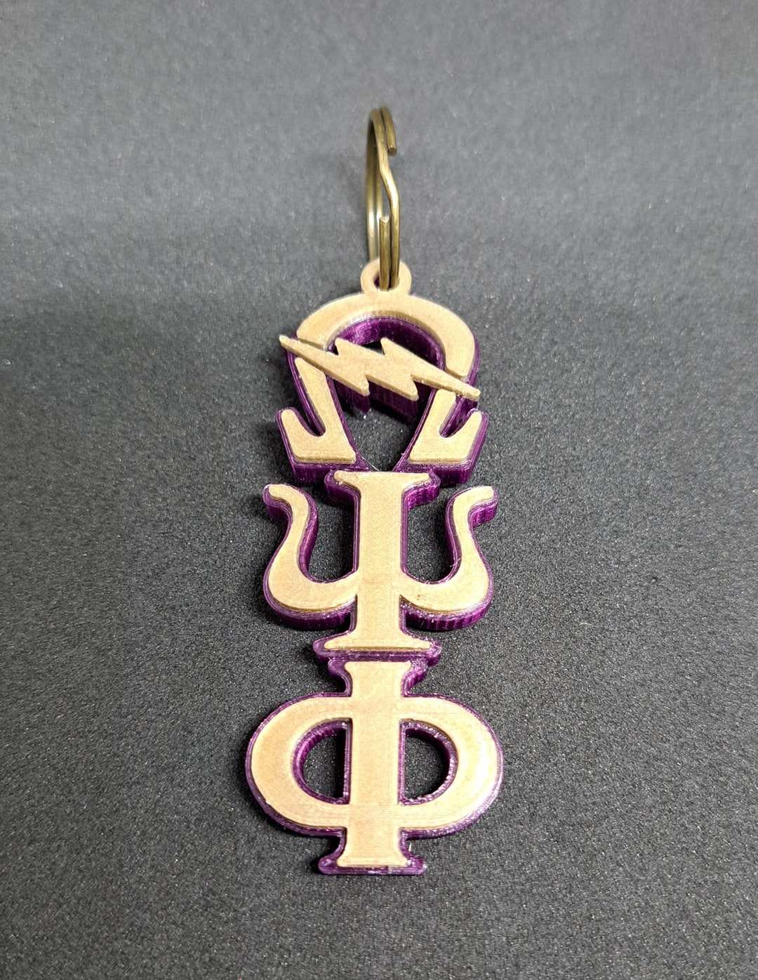 Massively OWT - "omega Psi Phi" Keychain W/ Bolt Probate Gift, ROO ...