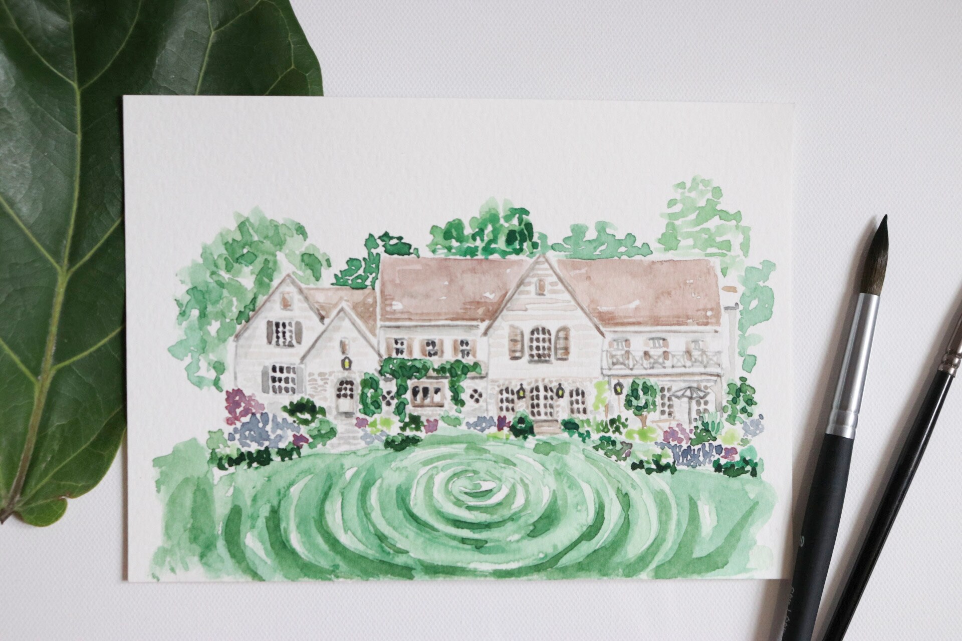 RUSH ORDER House Watercolor, Home Decor, House Painting RUSH in Under a ...