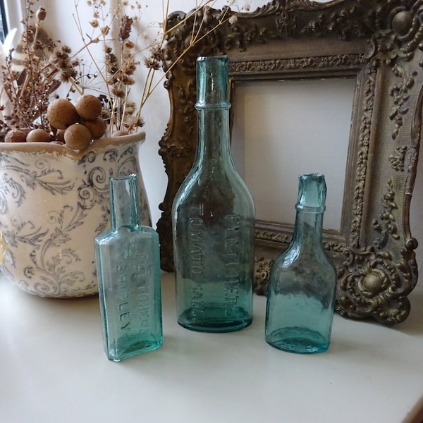 Triangle Glass Bottle - Etsy