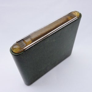 Vintage Wunup Bakelite Cigarette Case, Green Mottled Bakelite, Holds ...