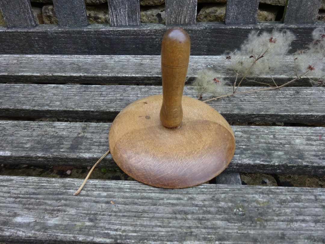 Vintage Wooden Butter Worker, Treen Butter Tamp, Butter Table. Dairy ...