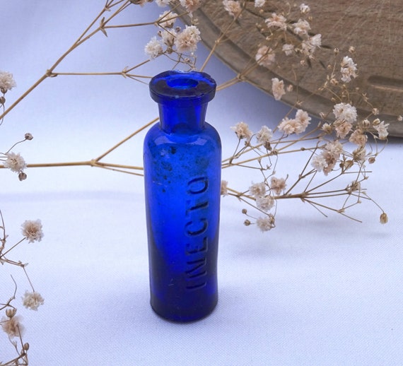 Blue Hair Dye Bottle