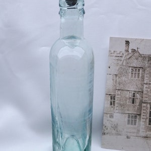 Antique Large Aqua Oval Poison Bottle, Embossed Not to Be Taken ...