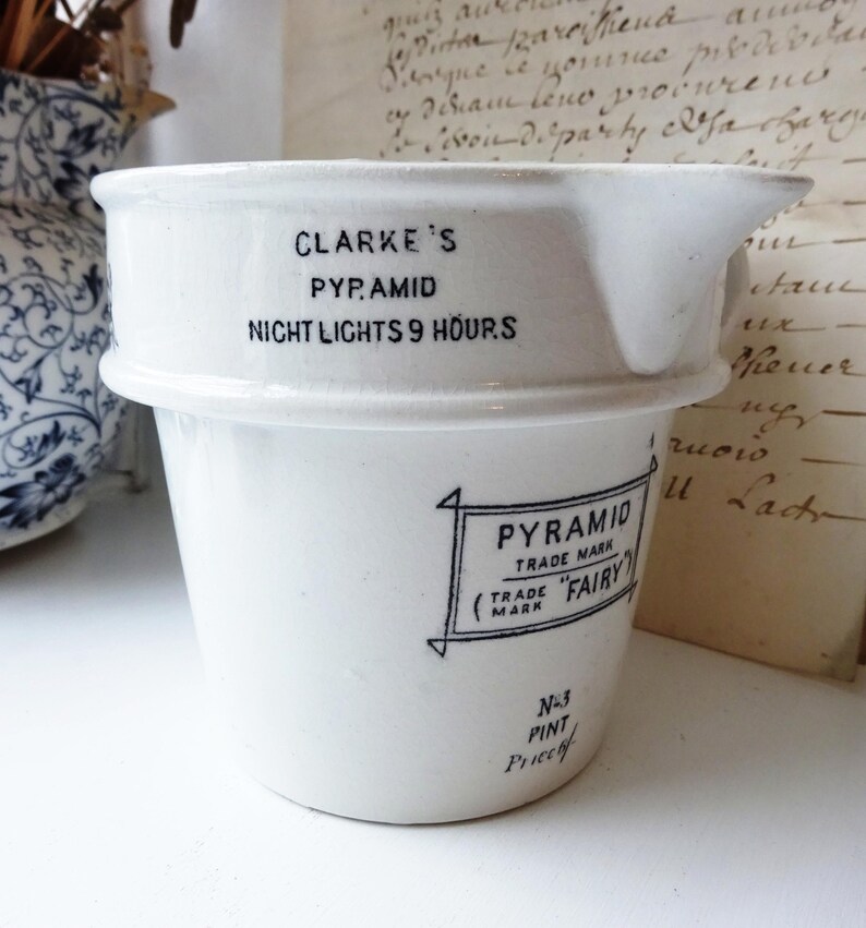 Victorian Ironstone Clarke's Pyramid Food Warmer, 1 Pint Jug With Lid ...