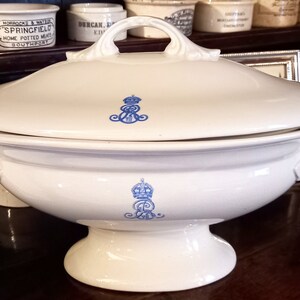 Edwardian Royal Household Lidded Tureen With Edward VII Monogram ...