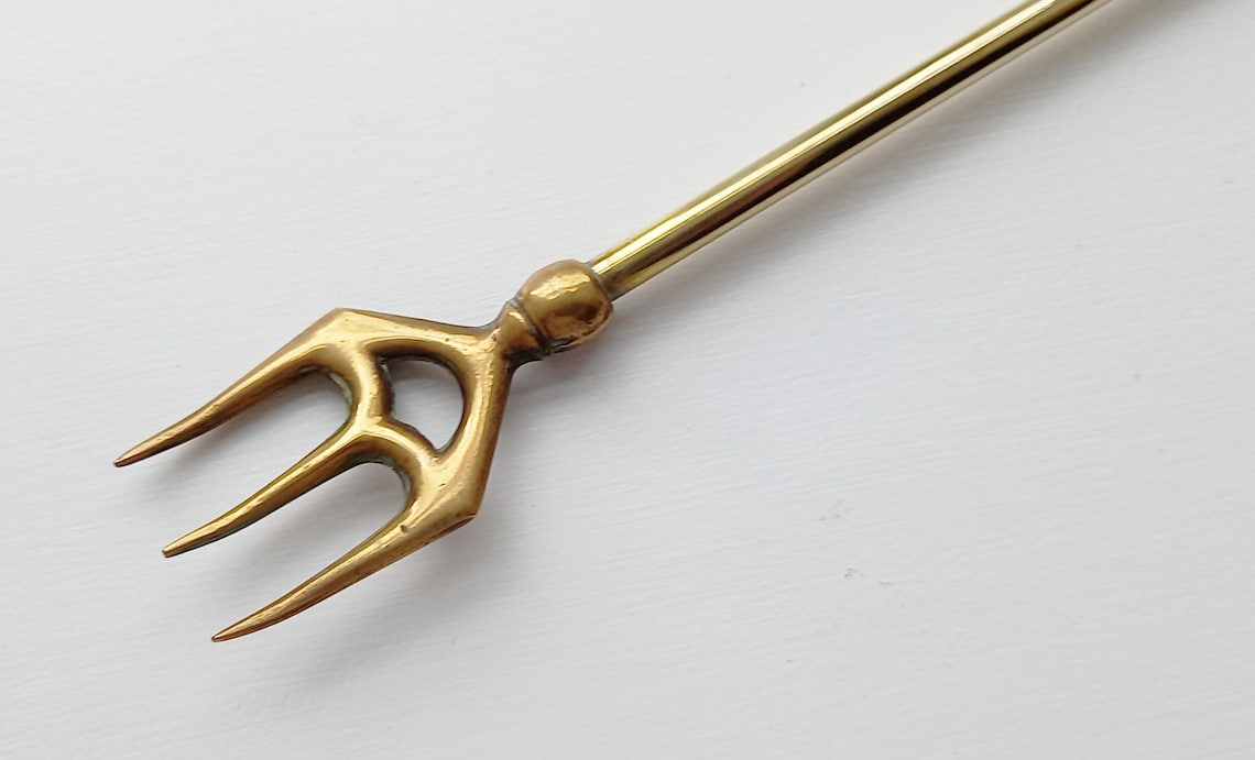 Vintage Brass Toasting Fork, Telescopic Toasting Fork, Early 20th ...