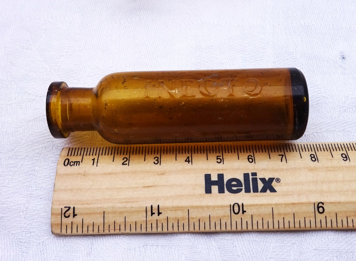 Antique Amber INECTO Hair Dye Bottle Early 20th Century. - Etsy UK