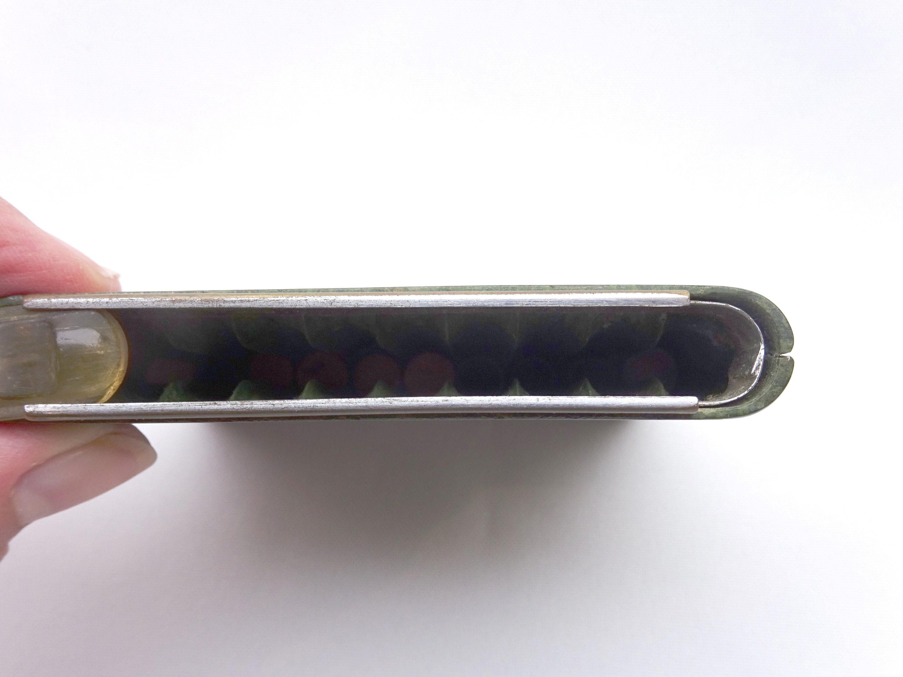 Vintage Wunup Bakelite Cigarette Case Green Mottled Bakelite - Etsy UK