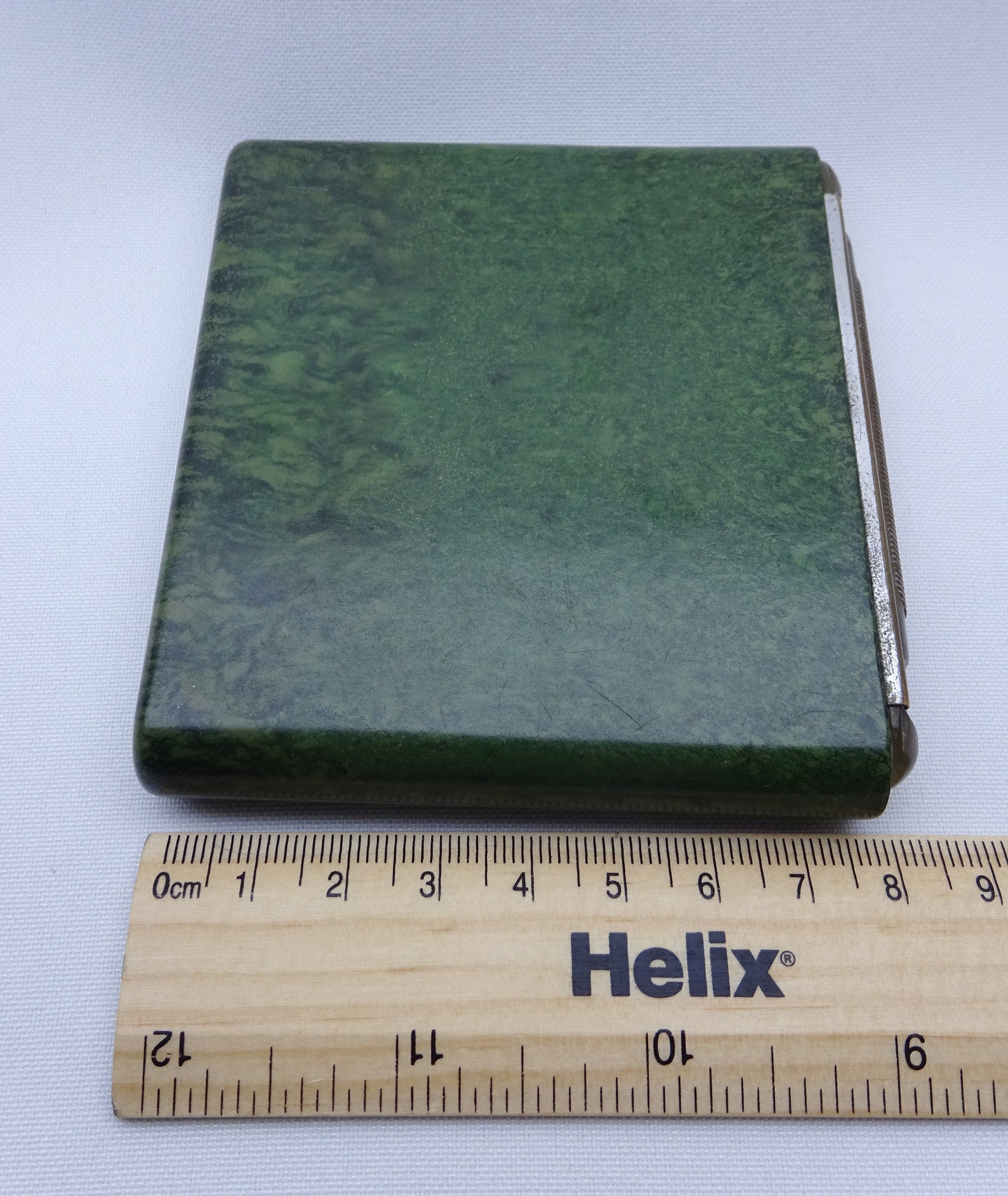 Vintage Wunup Bakelite Cigarette Case Green Mottled Bakelite - Etsy UK