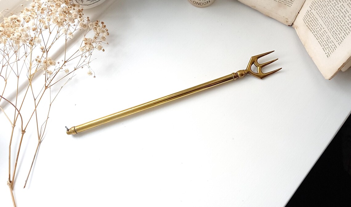 Vintage Brass Toasting Fork, Telescopic Toasting Fork, Early 20th ...