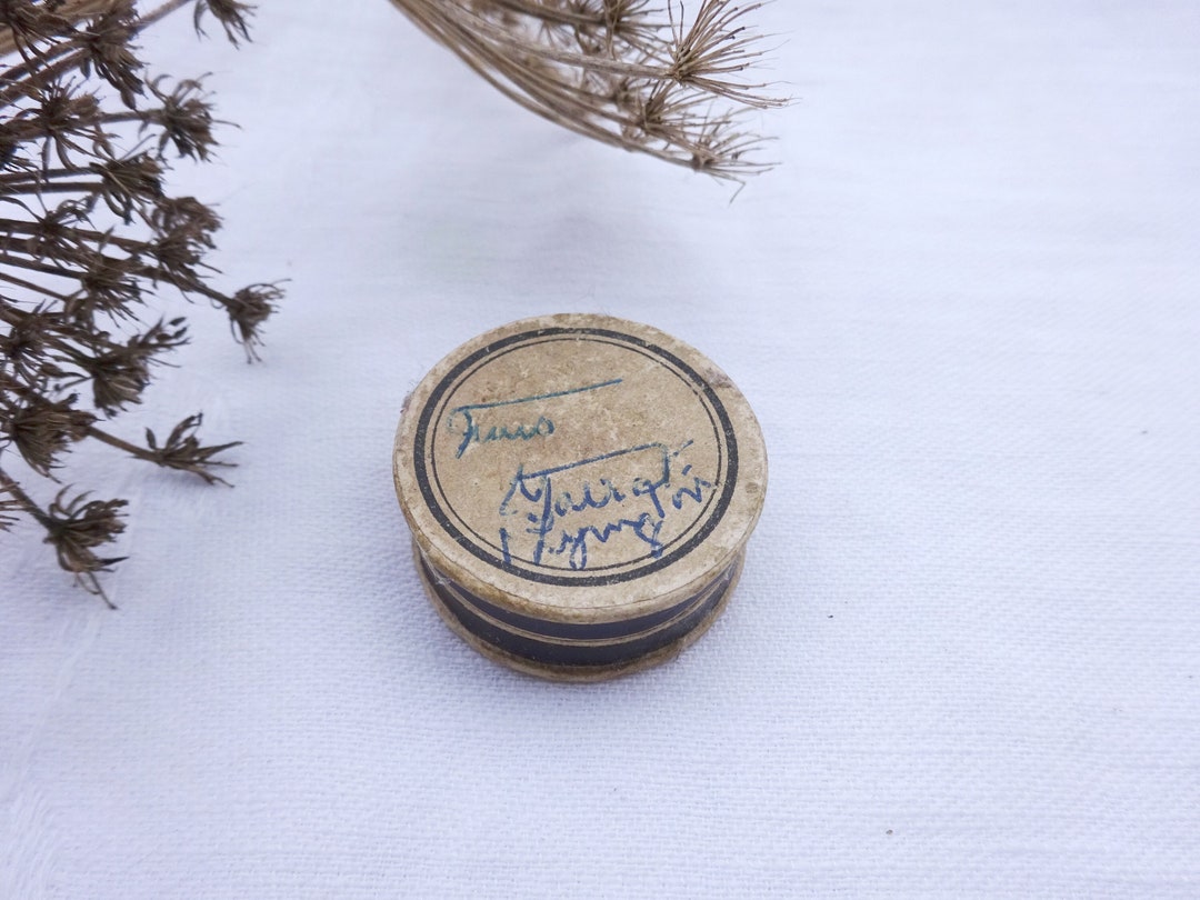 Antique Chemist's Pill Box, Small Cardboard Pill Container. Lymington ...