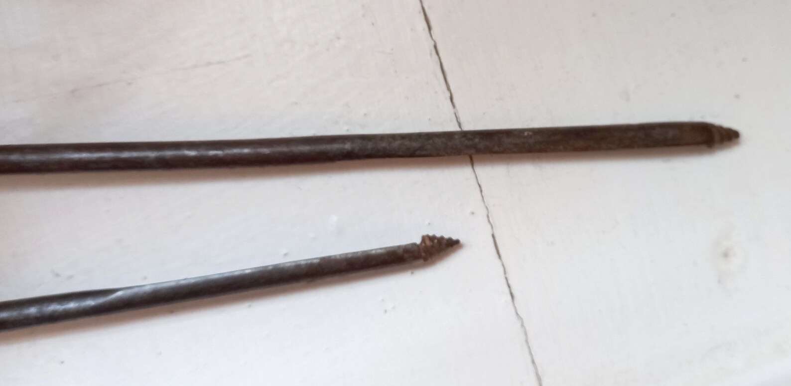 Antique Long Augers, One Marked T. Newey Lt, the Other GPO, Pair of ...