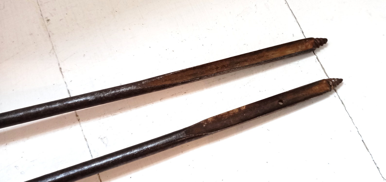 Antique Long Augers, One Marked T. Newey Lt, the Other GPO, Pair of ...