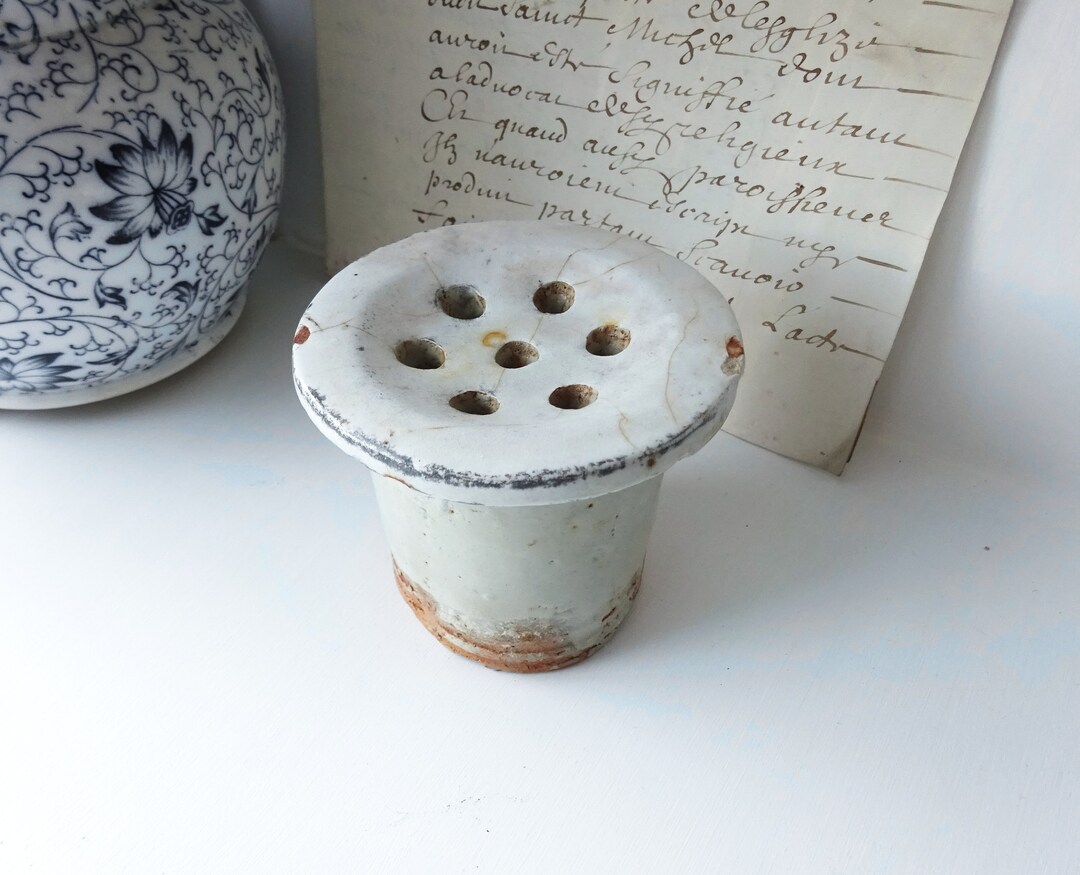 Victorian Ceramic Butler Sink Waste for Plug Hole, White Glaze Pottery ...