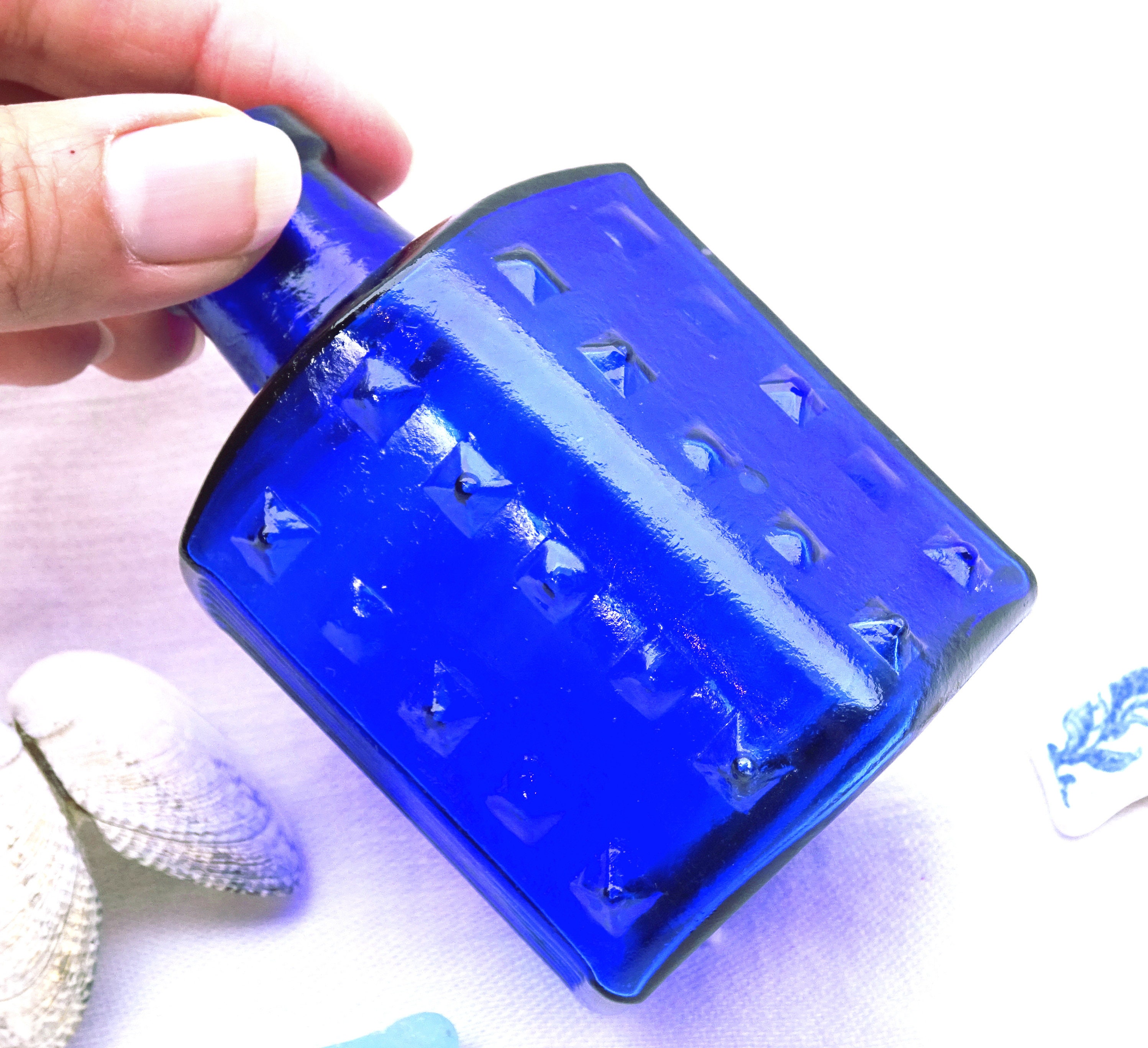 Antique BDH hobnail cobalt Lysol bottle 3.5 poison | Etsy