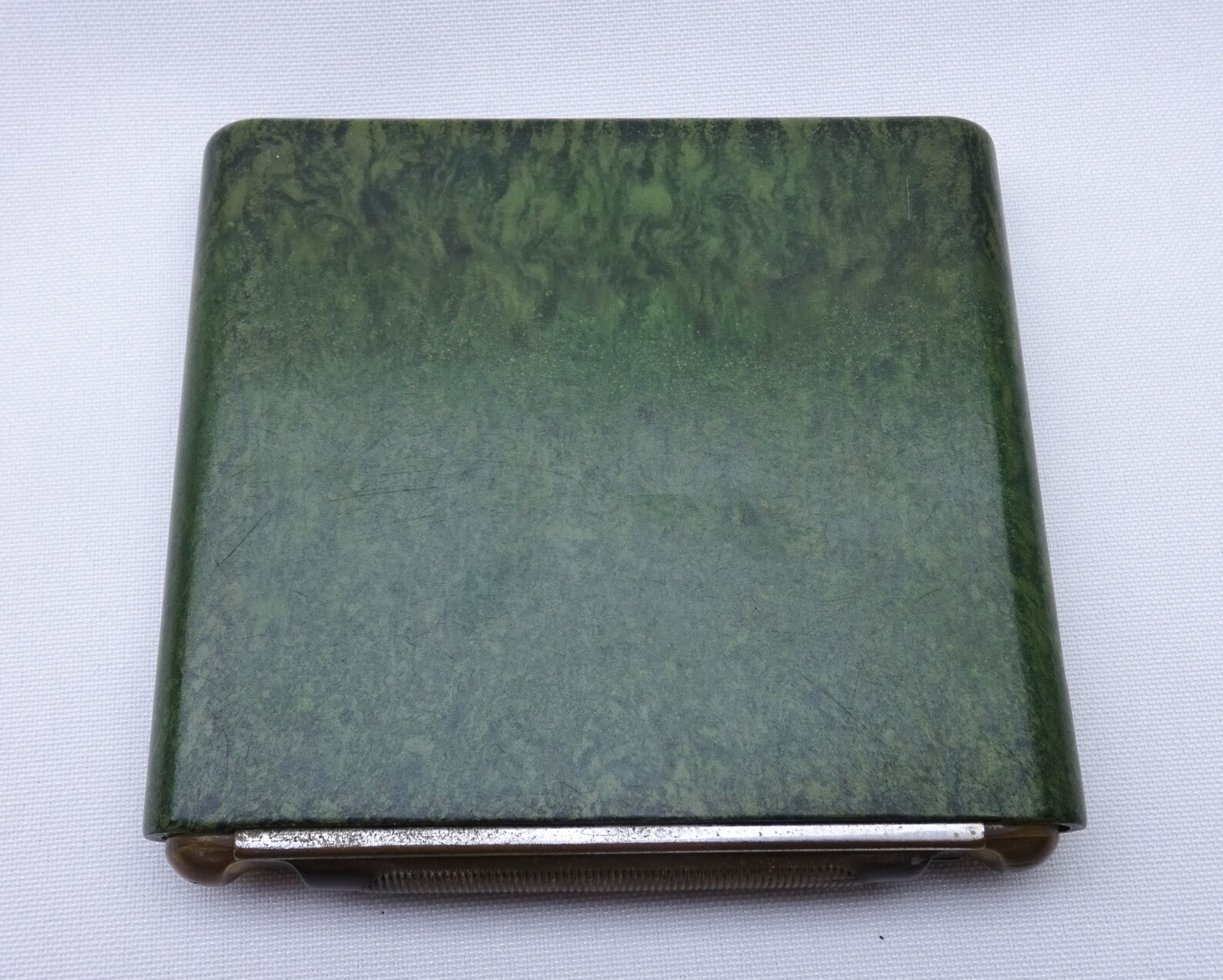 Vintage Wunup Bakelite Cigarette Case Green Mottled Bakelite - Etsy UK