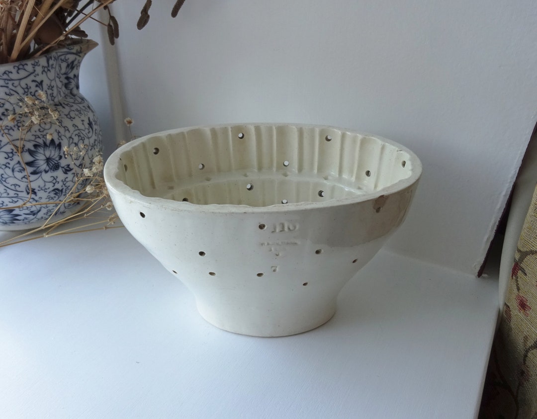 Rare Victorian Wedgwood Curd Drainer, Cheese Strainer, Cheese Mould ...