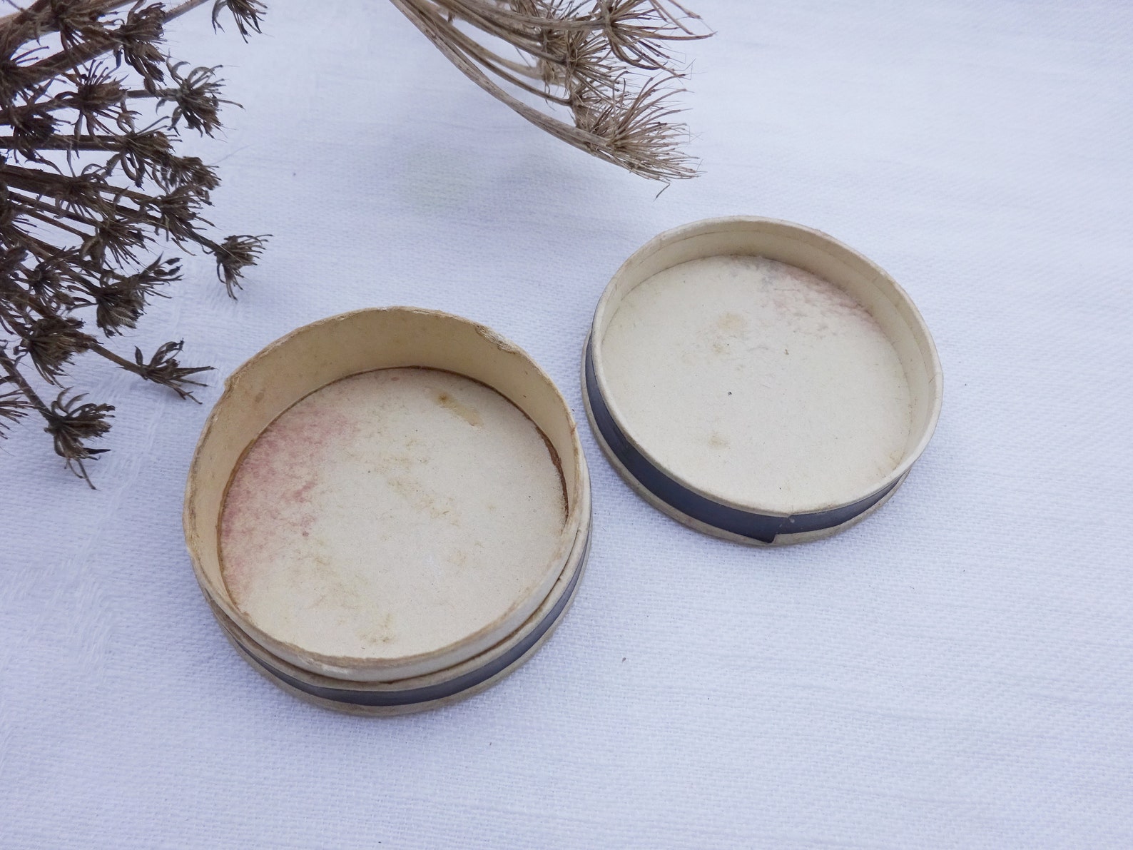 Antique chemist's pill box cardboard pill container for | Etsy