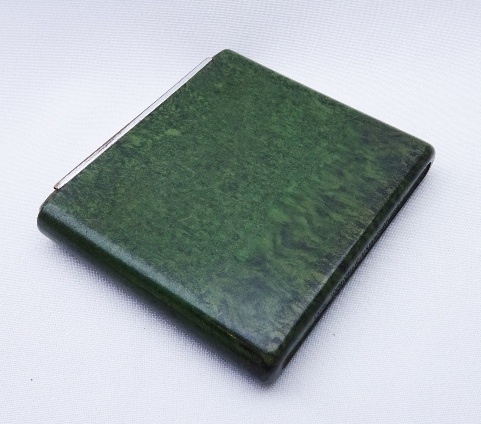 Vintage Wunup Bakelite Cigarette Case Green Mottled Bakelite - Etsy UK