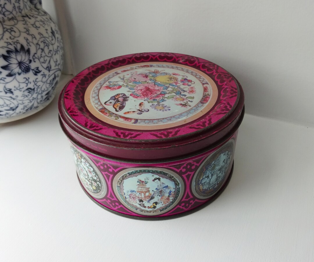 Vintage Sweet Tin, Rowntree Mackintosh Tin With Japanese Scenes ...