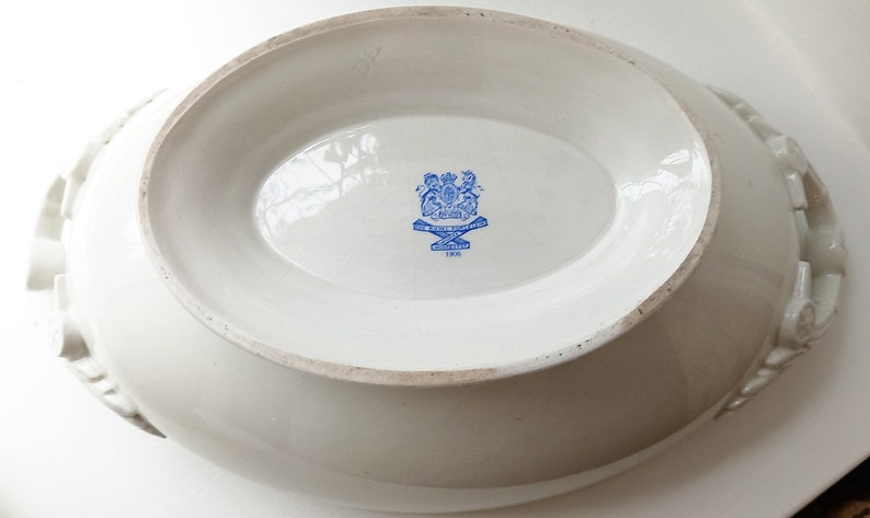 Edwardian Royal Tureen, Edward VII Monogram, Worcester & Wedgwood ...