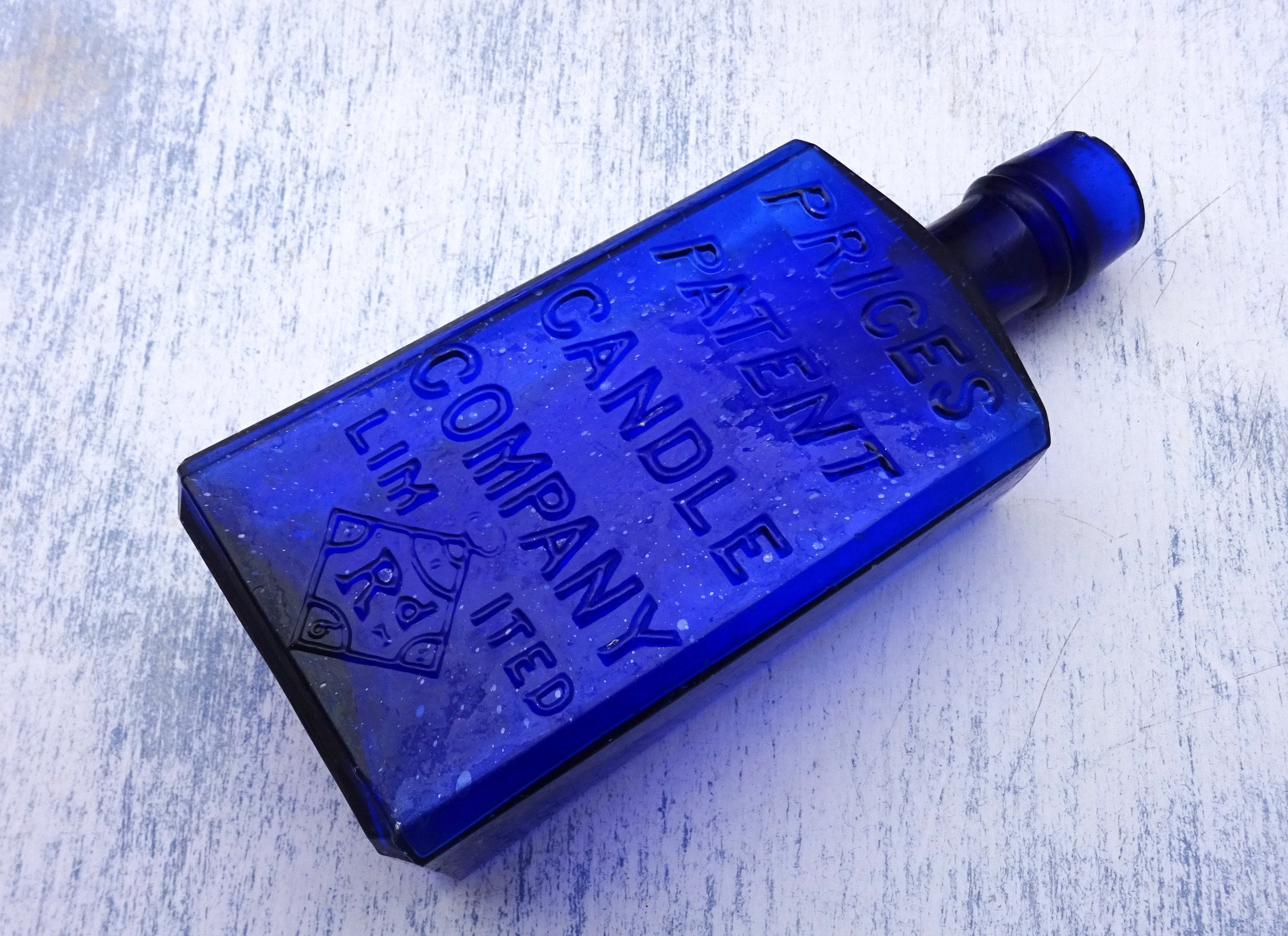Antique cobalt blue Price's Patent Candle Company bottle | Etsy