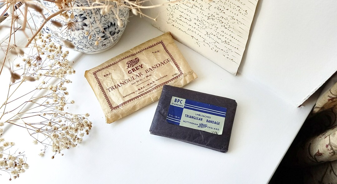 Vintage Boots Bandages in Original Packaging, Circa 1950s, Grey ...