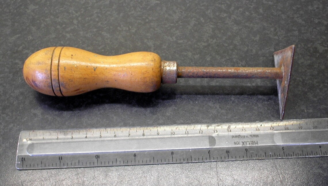 Vintage Scraper Tool Triangular Head. Antique Tools Old | Etsy