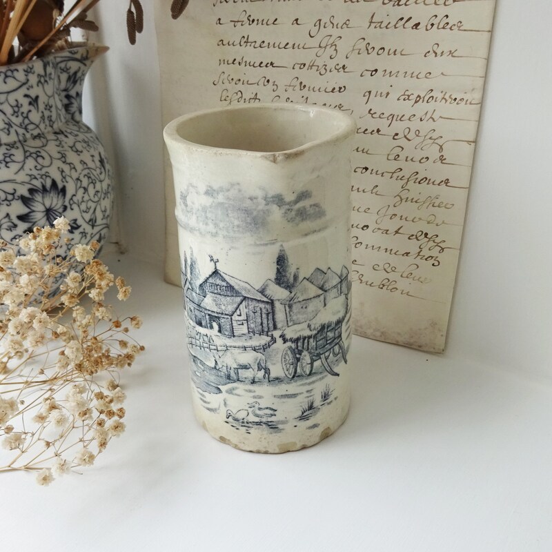 Blue Jug - Etsy