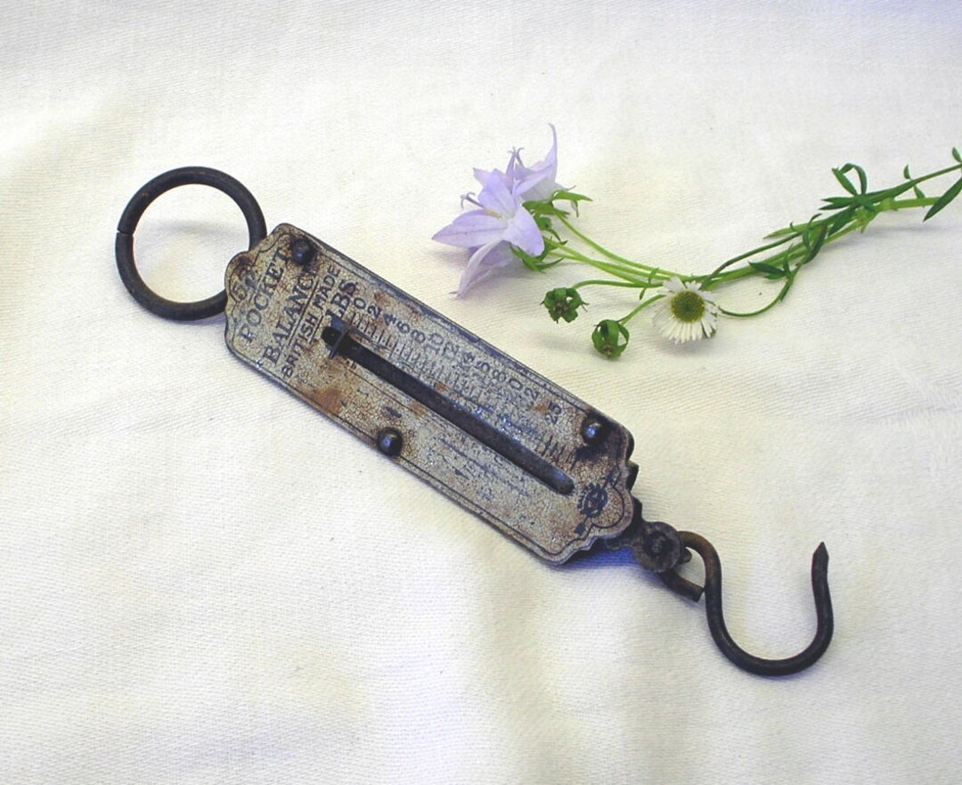 Vintage Pocket Balance, 5S by Salter, 25lb Spring Balance Scales ...