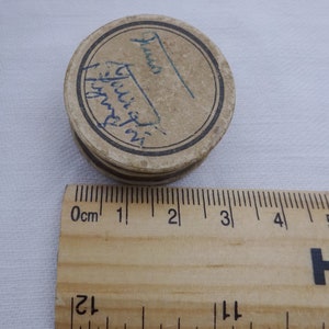 Antique Chemist's Pill Box, Small Cardboard Pill Container. Lymington ...