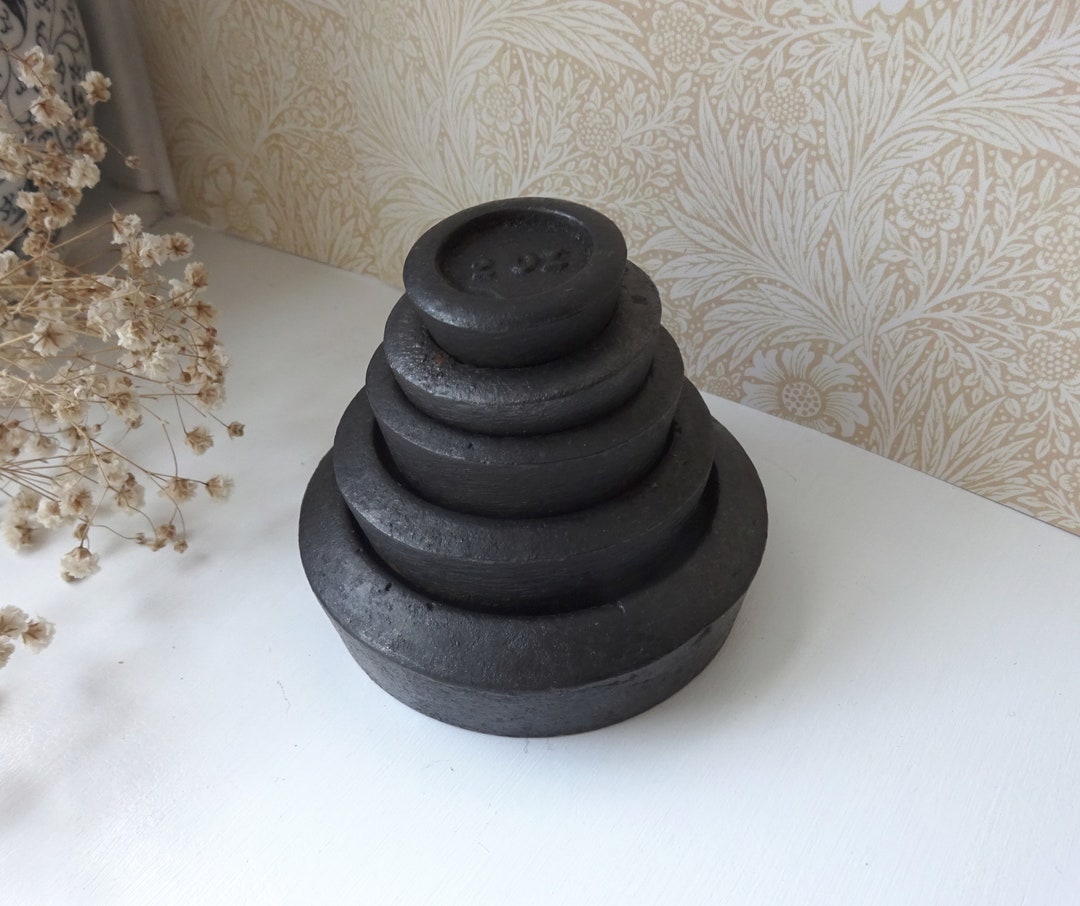 Victorian Cast Iron Weights, Stacking Grocer's Shop Weights, 19th ...