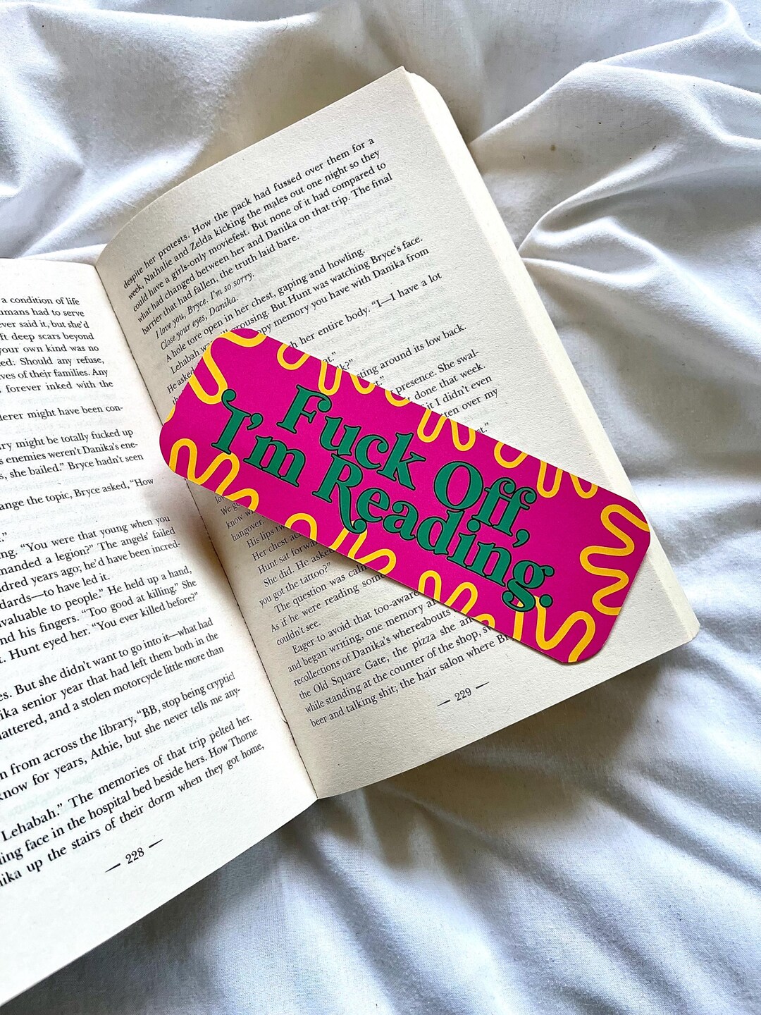 Funny Bookmark | Sweary Gifts | Funny Gift | Book Worm | Book Lover ...