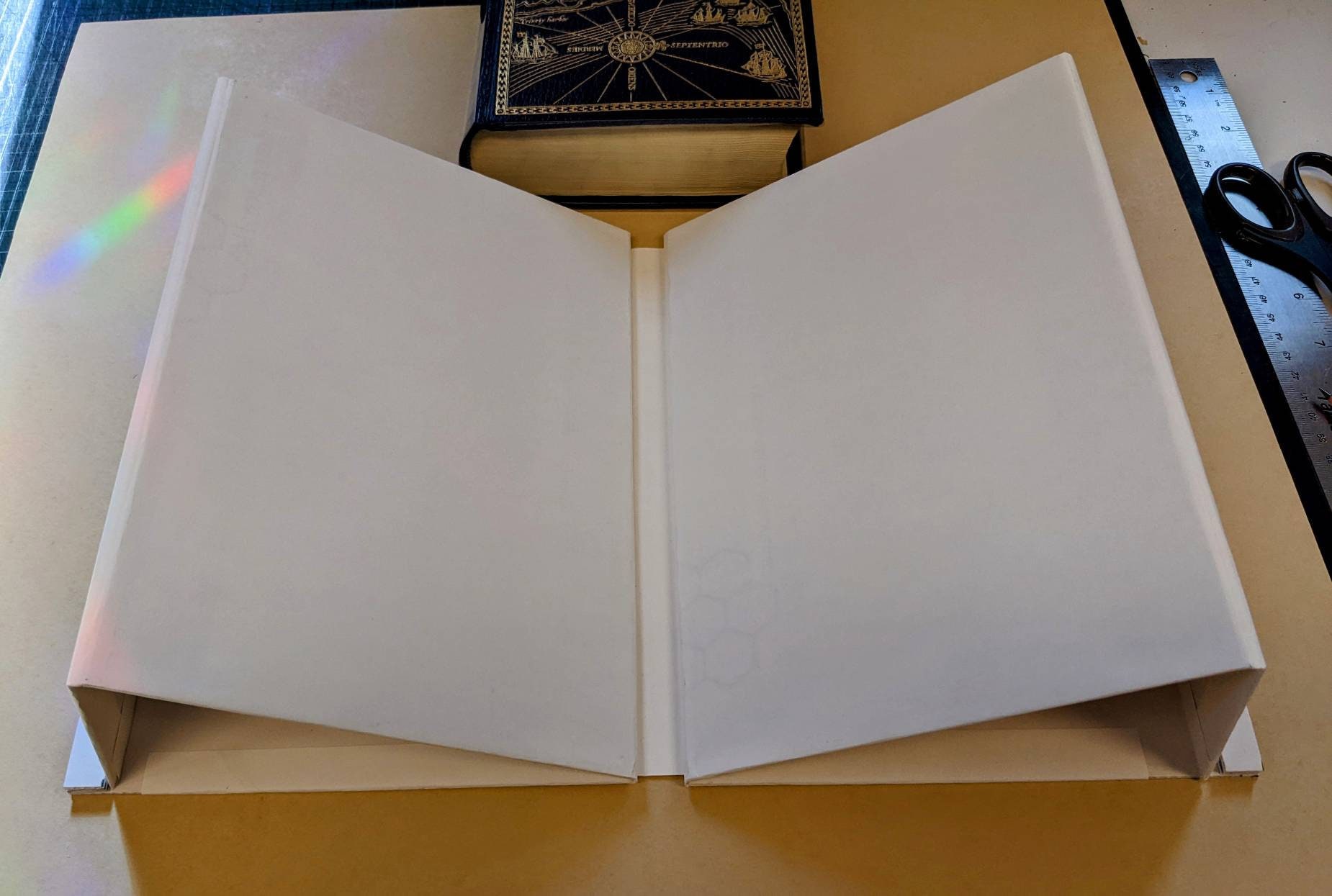 Book Cradle, Collapsible Book Stand, Foldable Book Holder, - Etsy