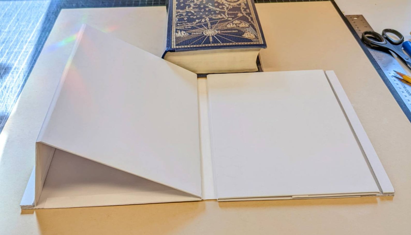 Book Cradle, Collapsible Book Stand, Foldable Book Holder, - Etsy