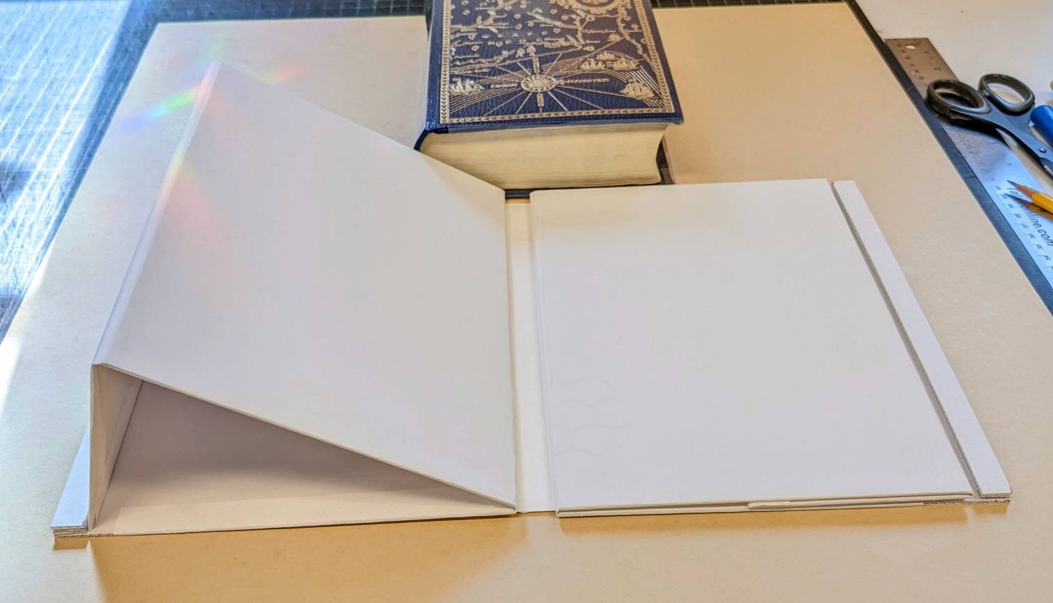 Book Cradle, Collapsible Book Stand, Foldable Book Holder, - Etsy