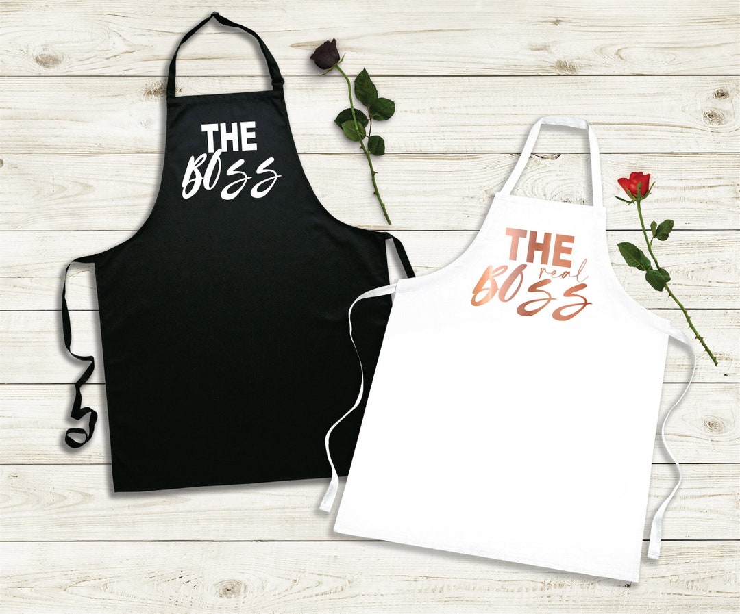 Couples Personalized Funny Gift, Couples Kitchen Aprons, His and Her ...